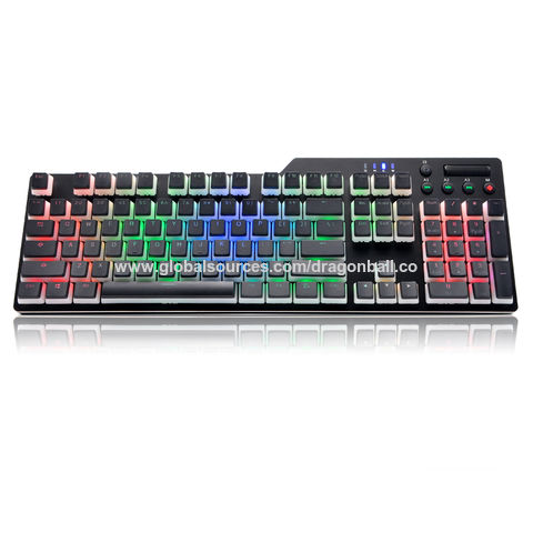 China 104 keys Mechanical keyboard with Backlit for Gamer on Global ...