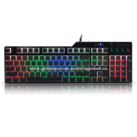 China 104 keys Mechanical keyboard with Backlit for Gamer on Global ...