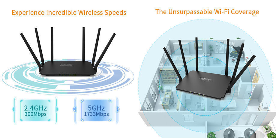 China Shenzhen 802.11AC AC2100 Wireless Dual Band Smart WiFi Router ...