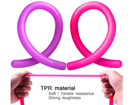 China TPR Soft Resistance Elastic Rope Fidget Toy for Decompression ...