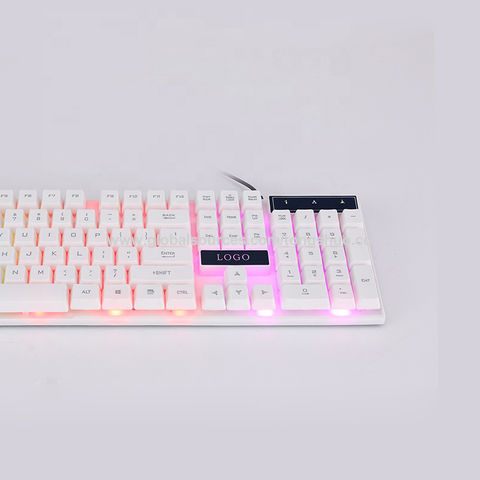 China Classic standard USB gaming keyboard LED backlit 104keys wired ...