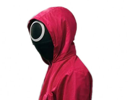 China 2021 Squid game Costume with Mask Cosplay jacket Squid game suit ...