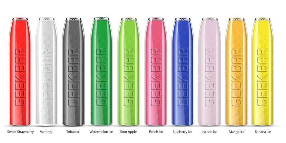 2% Disposable Electronic Cigarette Vape Geek Bar 500mAh Battery ...