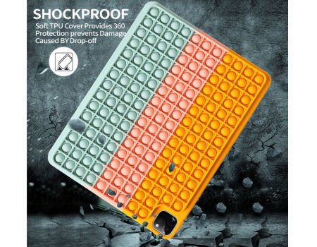 China Pop It Case for Ipad Amazon Hot 10.2/11/12.9Inch Rainbow Silicone ...