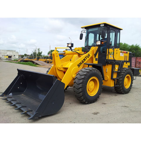 China China 6 Ton Articulated Loader Rock Bucket Wheel Loader SL60WN on ...
