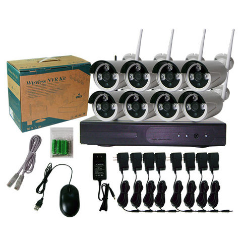 China 2.0MP H.264 8CH Wifi NVR Kit, P2P Function, plug&play, Real-time ...