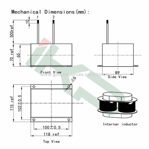 China Buck/Boost High Current Power Choke Coil, Encapsulated in ...
