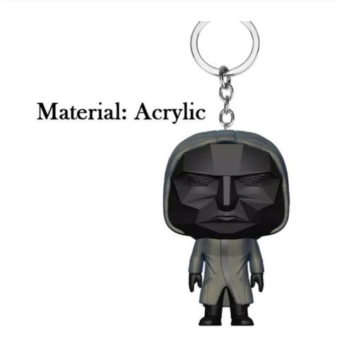 China Squid Game Keyring Figure Soldier Key Chain Mini Doll Keys Car ...