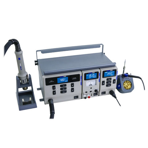 China Hot Air Gun Soldering Rework Station With Power Supply 3 in 1 SMD ...