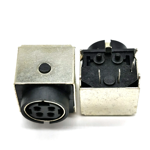 China Black DIN 4 Pin Female PCB Mount on Global Sources,Video ...
