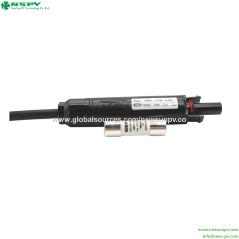 China PV Inline Fuse Connector 1000VDC solar fuse inline connector 30A ...
