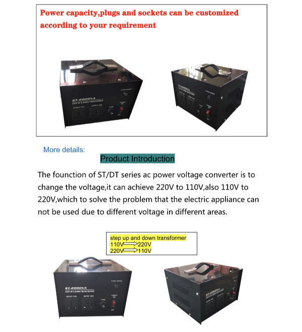 China Voltage Converter, Voltage Transformer 220v 110v Step Up Step ...