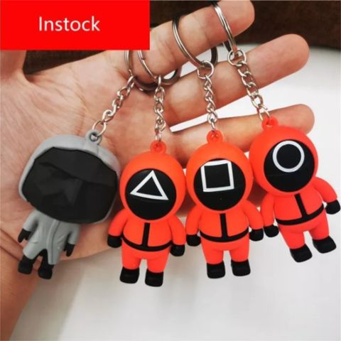 China Squid Game Doll Pendant Keychain OPP Independent Package on ...