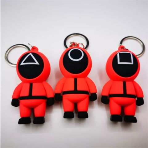China Squid Game Doll Pendant Keychain OPP Independent Package on ...