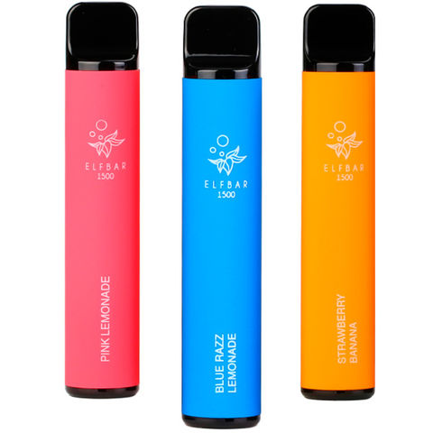 China Elf Bar Pro Disposable E-cigarettes device 850mAh Battery 1500 ...
