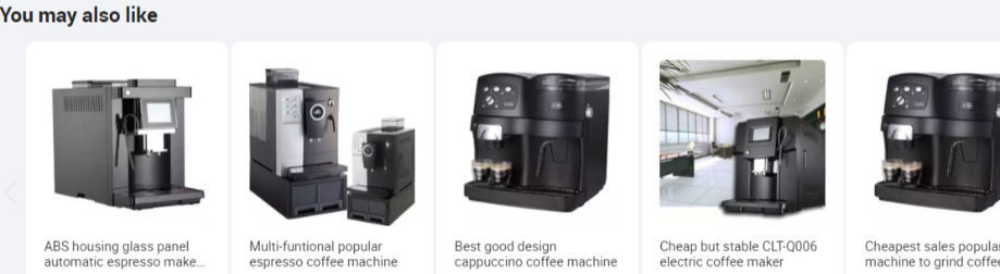 China Top sell expresso coffee machine fully automatic coffee machine ...