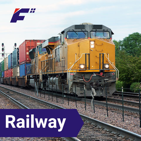 China Railway freight forwarder from China shipping logistics rail ...