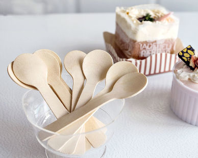 China Biodegradable Wooden Spoons Eco-friendly spork, FSC, BRC, ISO9001 ...