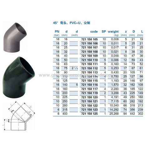China 45º elbows, used to connect pipes at 45º pipe on Global Sources ...