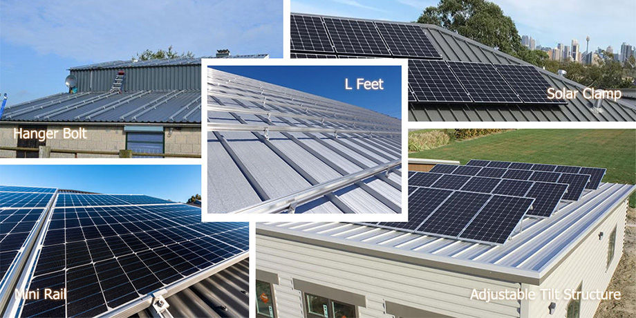 China Solar System Roof Mounts Tile Hooks Steel Solar Panel Roof ...