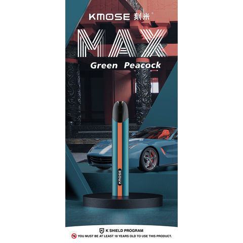 China KMOSE MAX refilled Pod kit rechargeable E-Cigarette Vape device ...