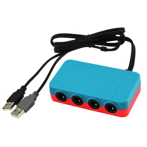 China GC Controller Adapter For Switch/Wii u/PC with HOME Buttons(blue ...