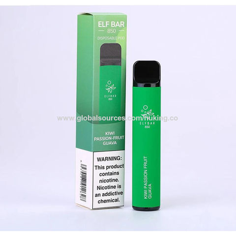 China Electronic Cigarette Elf Bar lux 850 1500 puffs disposable vape ...