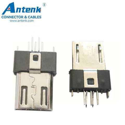 China Micro USB Connectors with 5p Plug Straddle B Type on Global ...