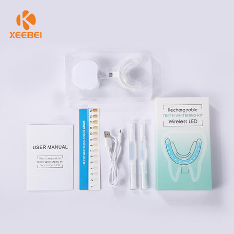 China Led teeth whitening machine portable rechargeable snow teeth ...