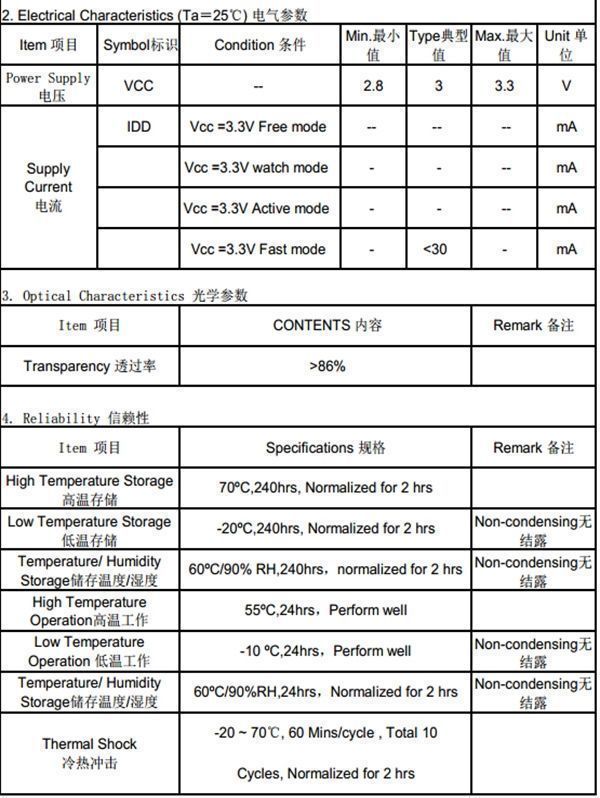 China 7 Inch Capacitive Touch Panel-CTP with 6 Pins Iic Interface/Gt911 ...