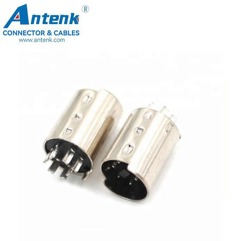 China 4p 5p 6p 8p 9p male mini din connector on Global Sources,mini din ...