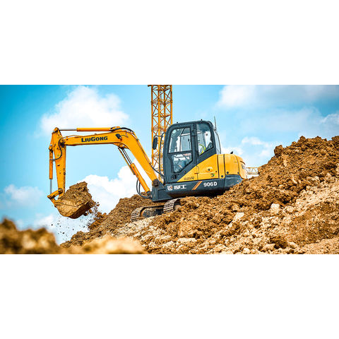 China Heavy Duty 6 Ton Crawler Excavator 906E with breaker on Global ...