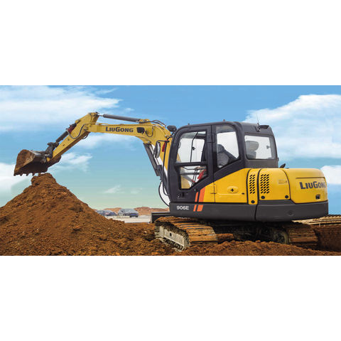 China Heavy Duty 6 Ton Crawler Excavator 906E with breaker on Global ...