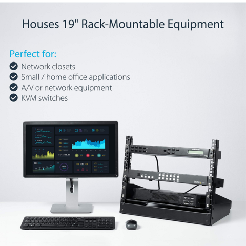China 8U 19 Desktop Open Frame Rack - 2 Post Free-Standing Network Rack ...