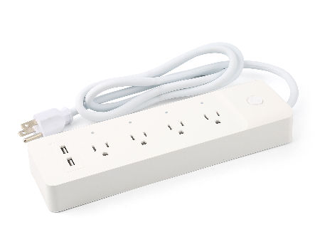 Wi-Fi Remote Control AC power strip, Smart surge protector Wi-Fi power ...
