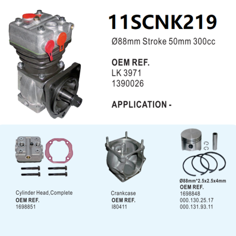 China Air compressor suitable for SCANIA N94/SCANIA 4 SERIES BUS,OEM ...