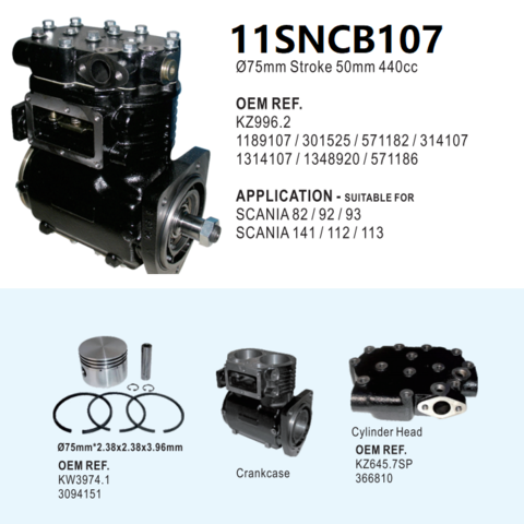 China Air compressor suitable for SCANIA 124/340/SERIE 4,OEM REF.LK4941 ...