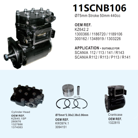 China Air compressor suitable for SCANIA 124/340/SERIE 4,OEM REF.LK4941 ...