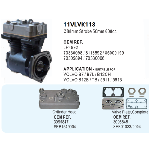 China Air compressor suitable for VOLVO FH12/FH16/FM,LP4985/20429339 ...