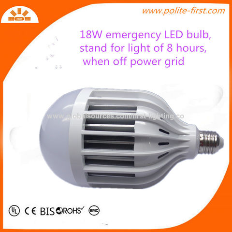 China 15W emergency LED bulb light with built-in battery, bird cage ...