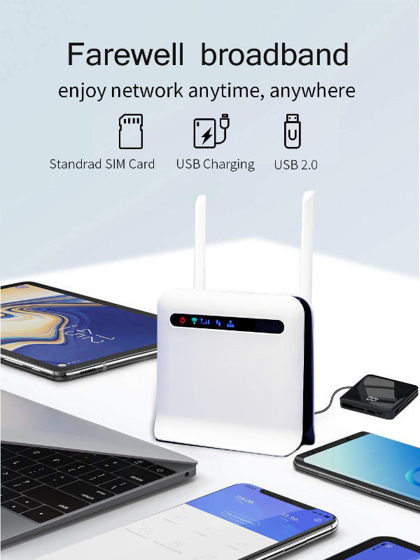 China Qualcomm 9207 chip 4G router 750Mbps dual frequency four lan port ...