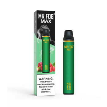 1000 Puffs Mr Fog Max Disposable Vape Pen 5% Nicotine With Different ...