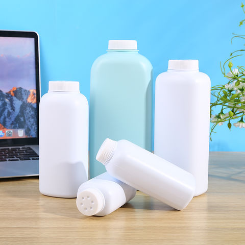 China Large capacity HDPE plastic dry powder bottle light blue custom ...
