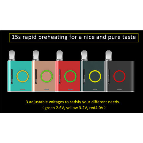 China Customized cbd oil battery mod 510 thread 500mah vape box mod for ...