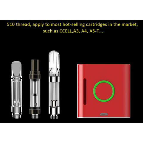 China Customized cbd oil battery mod 510 thread 500mah vape box mod for ...