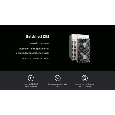 China Blockchain Miners Goldshell CK5 12th/s new used CKB miner Asic on ...