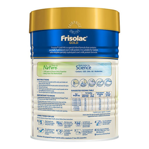 United Kingdom Friso Gold Infant Milk 400g Stage 2 on Global Sources ...