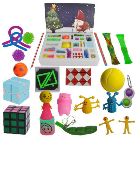 China Christmas Fidget Toys Blind Box Gifts Countdown DIY Anti Stress ...