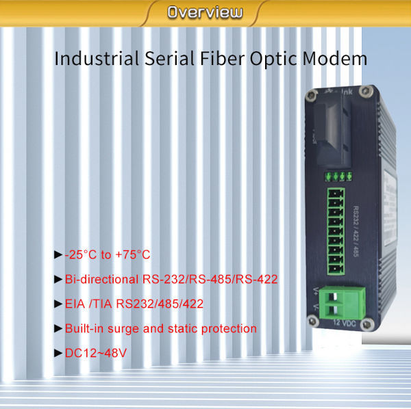 China Industrial Serial RS232/RS485/RS422 to Fiber Optic Converter ...