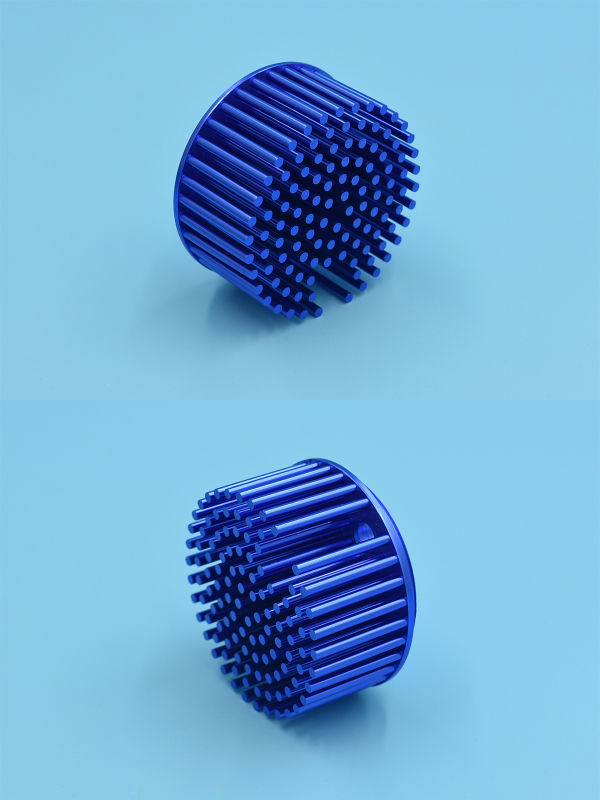 China Custom high quality Round Aluminum cold forged heat sink LED ...